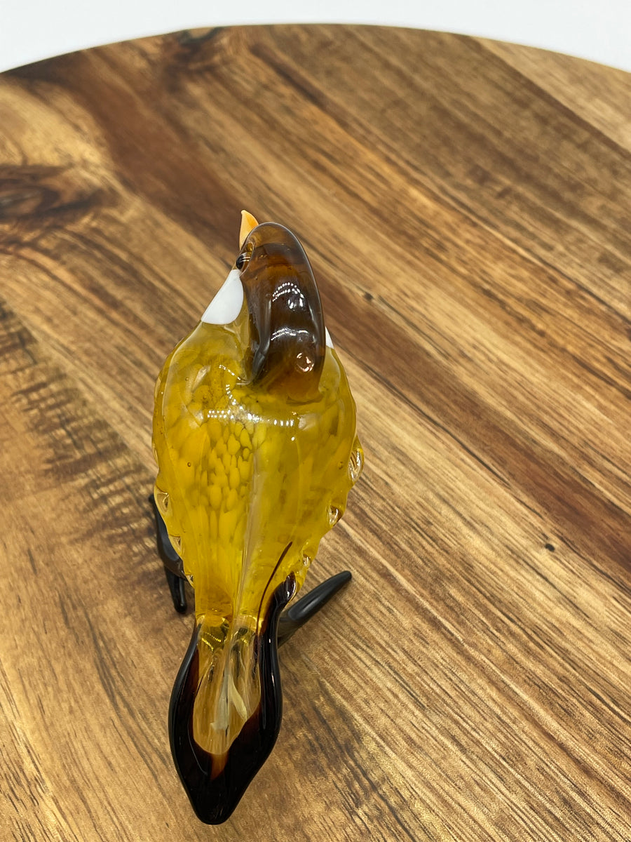 Handmade, lamp worked glass Wren – Urvana's